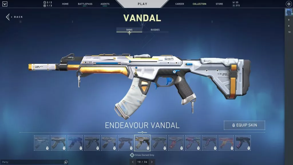The new Endeavor skin bundle is perfectly minimal and sleek