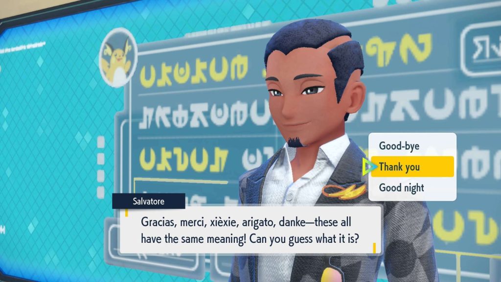 Pokémon Scarlet and Violet languages class answers | WIN.gg