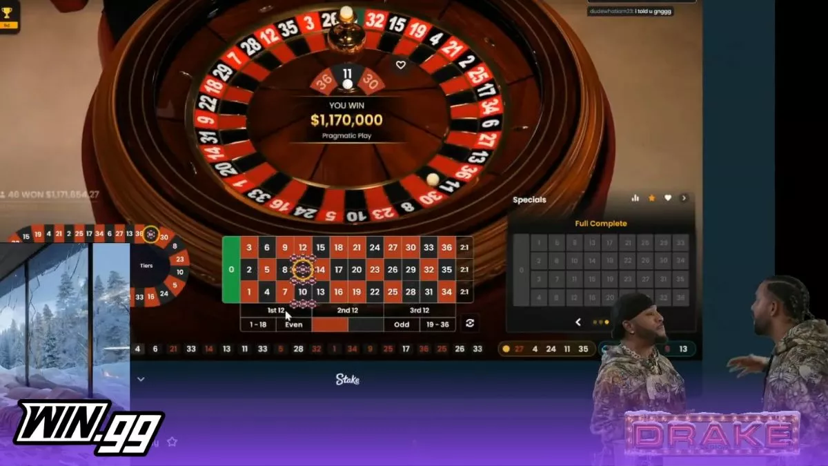 Drake scores milllion-dollar roulette win during Kick return
