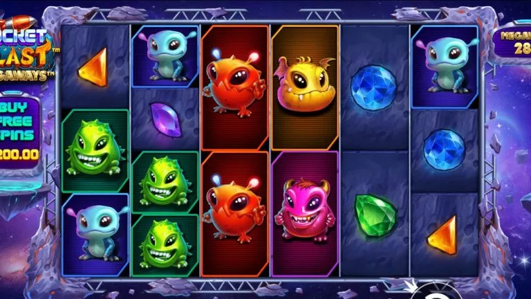 Syztmz comes up big with clutch bonus round on Rocket Blast slot